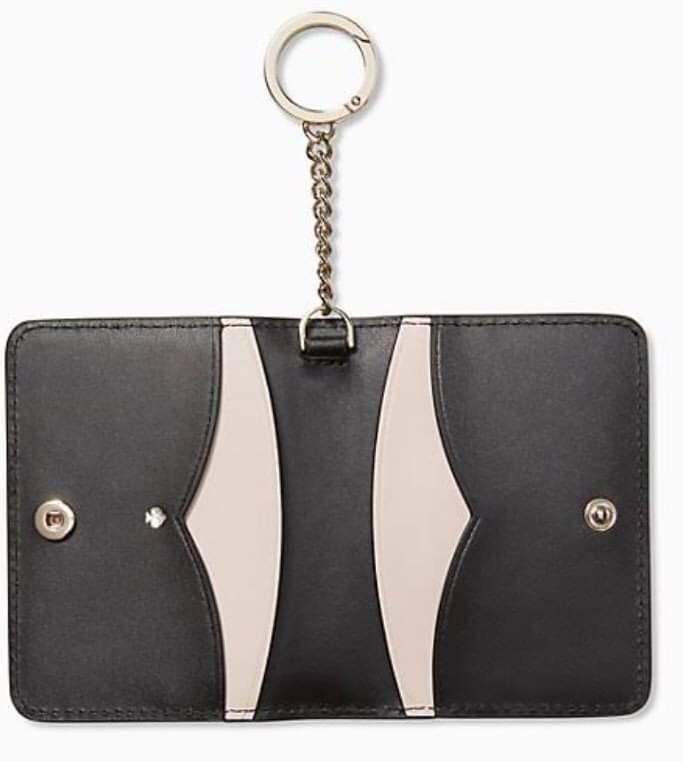 Original Kate Spade Nadine Slim Bifold Key Card Holder Wallet Black ...