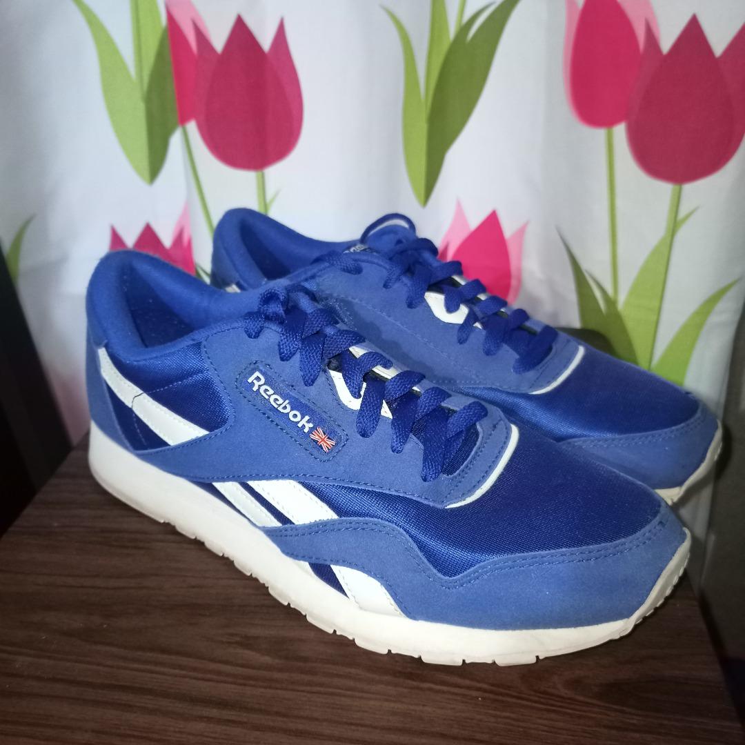 Original Reebok Classic Nylon Royal Blue Sneakers, Men's Fashion ...