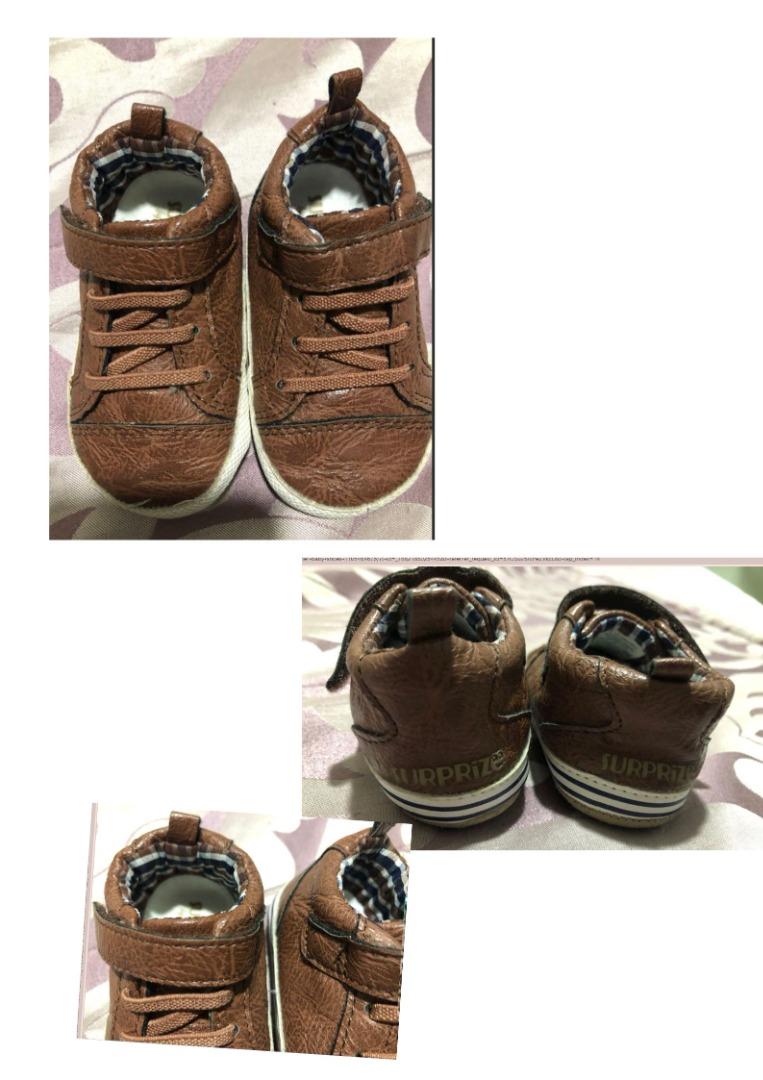 Original Surprise by Stride Rite Lee Leather Sneaker Shoes for Baby Boy ...