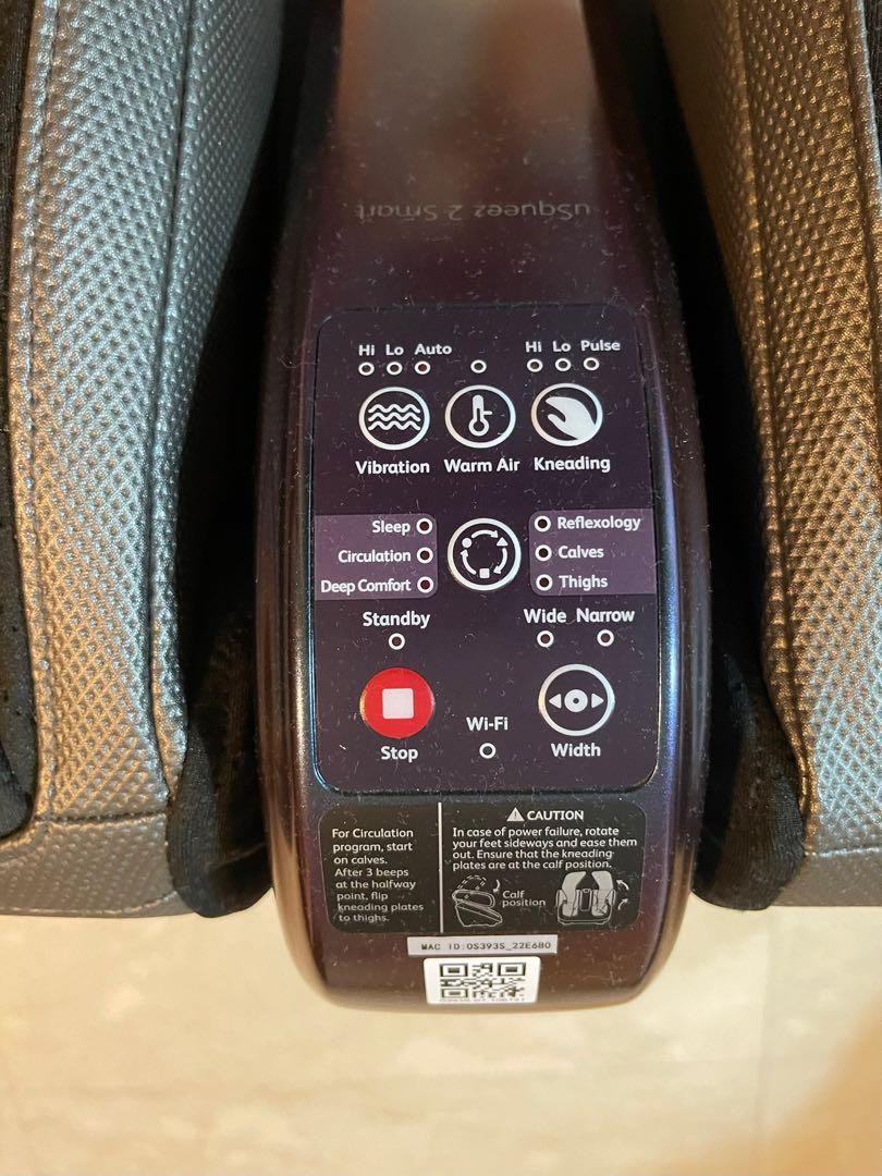 OSIM uSqueez 2 foot massage machine, Health & Nutrition, Massage ...