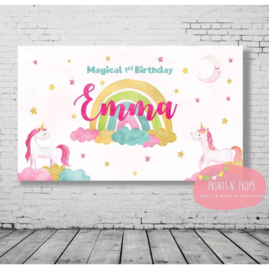 Personalised Banner for Birthday / Full Month / Farewell, Hobbies ...