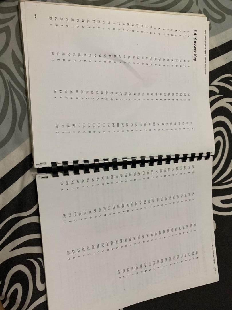 Photocopied GMAT reviewer, Hobbies & Toys, Books & Magazines, Textbooks ...