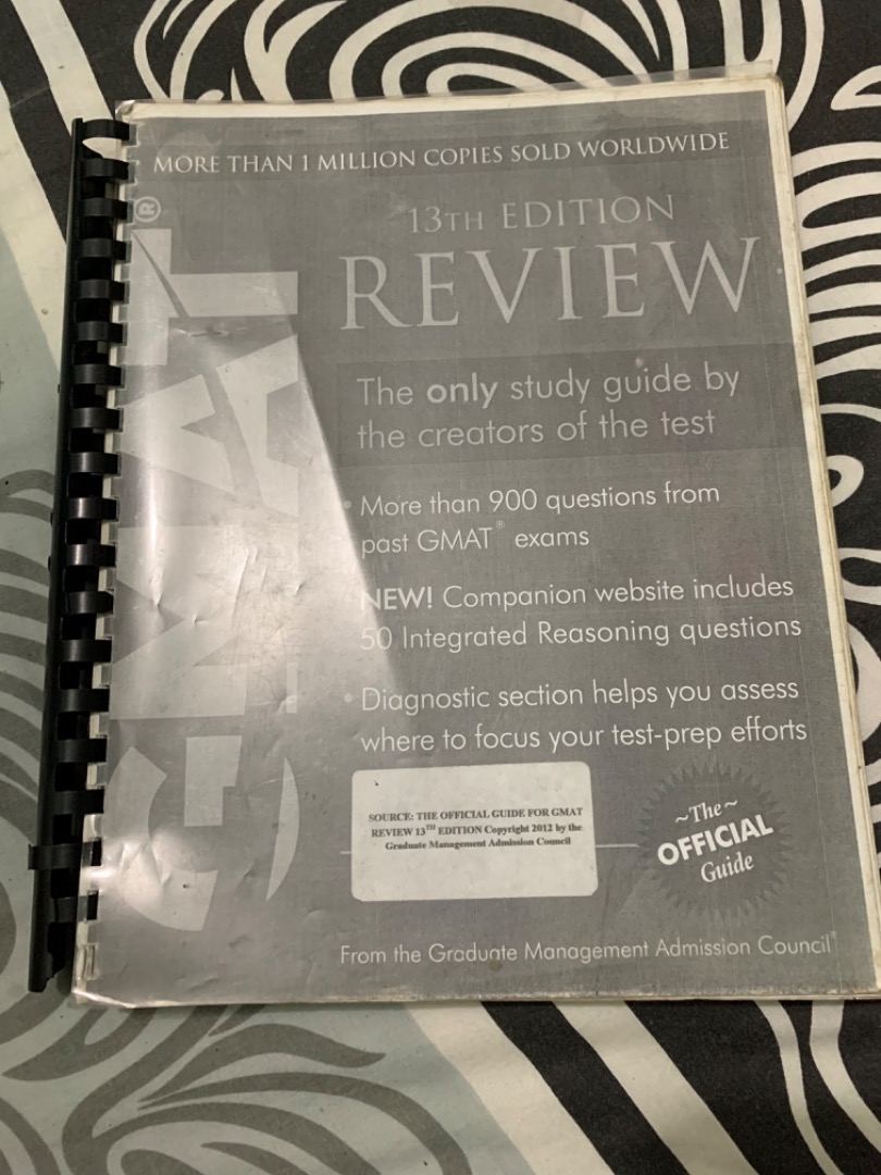 Photocopied GMAT reviewer, Hobbies & Toys, Books & Magazines, Textbooks ...