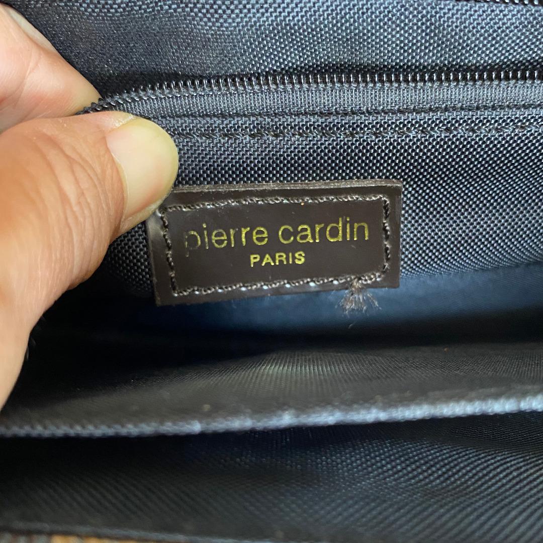 Pierre Cardin Vintage Brown Monogram Clutch Bag, Men's Fashion, Bags ...