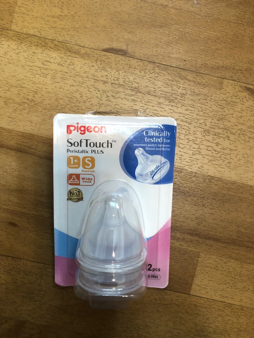 Pigeon soft touch milk bottle teats, Babies & Kids, Nursing & Feeding, Breastfeeding & Bottle ...
