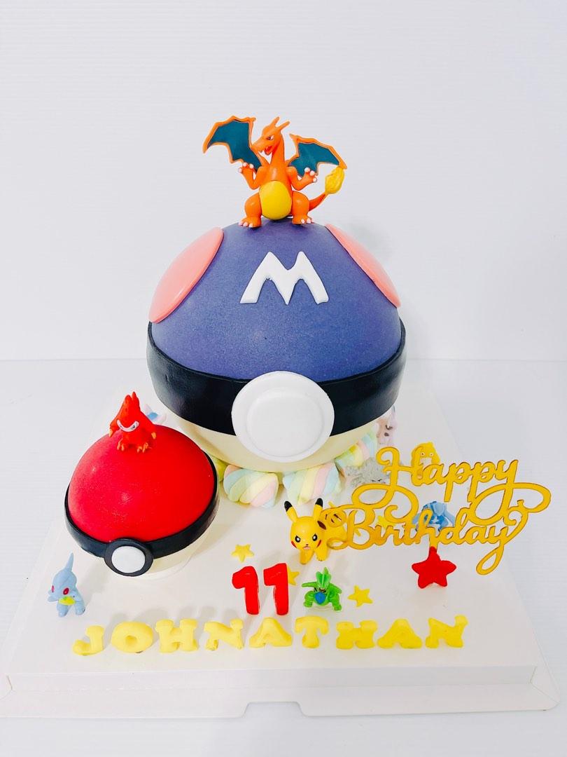 Pokemon pinata cake/customcake/knock knock cake/money pulling cake ...