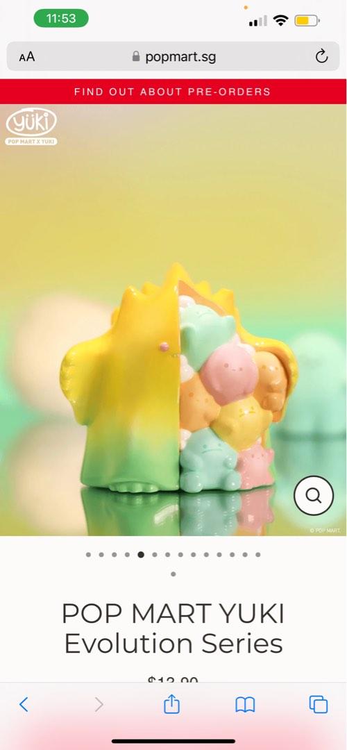 Popmart - Yuki Evolution series, Hobbies & Toys, Toys & Games on Carousell