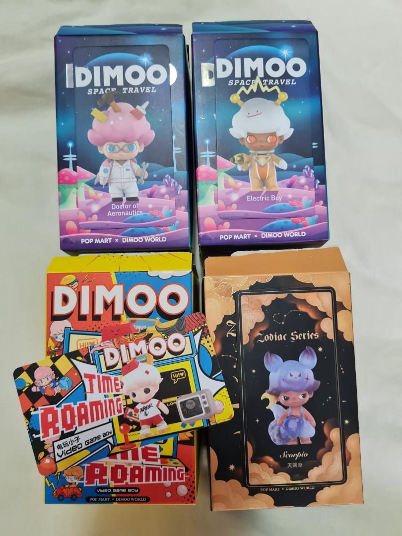 Popmart dimoo time roaming/space travel/zodiac series doctor of ...