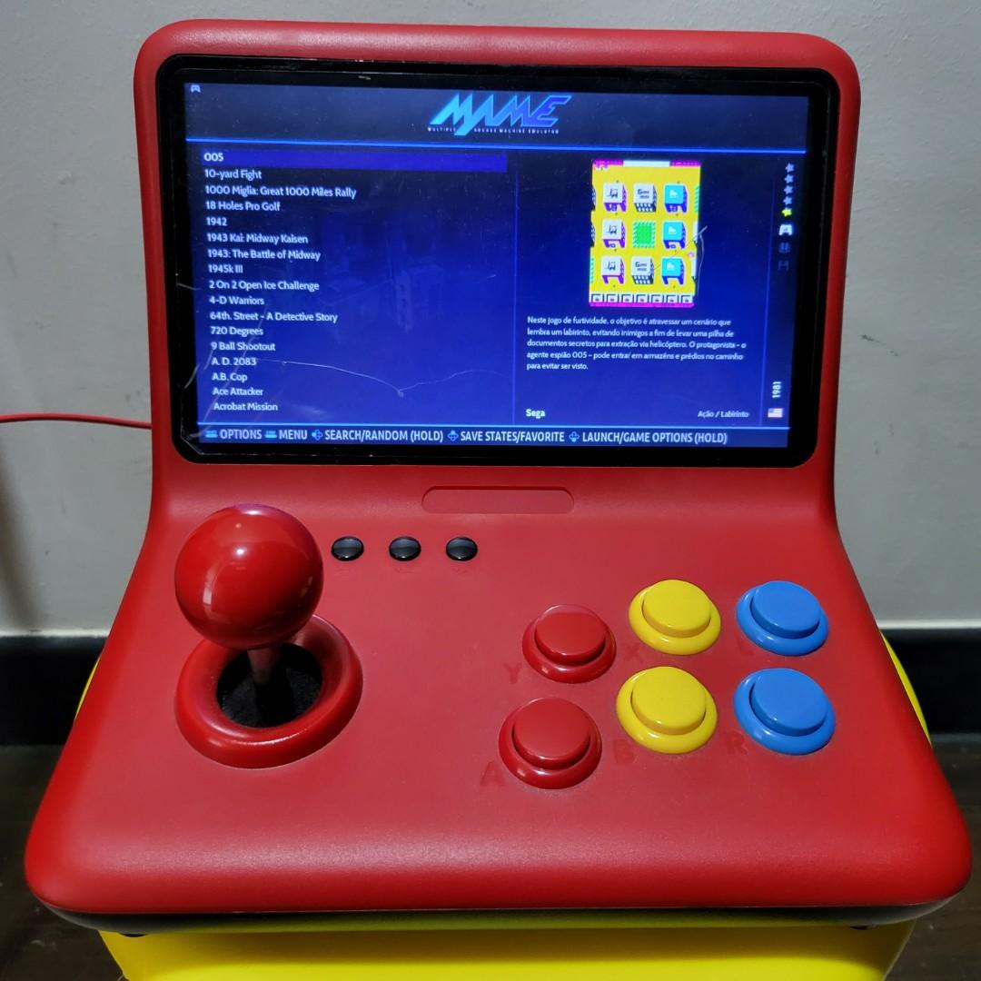 Powkiddy A12 Retro Games Arcade 8.5 inch Screen w/128gb Upgrade to ...