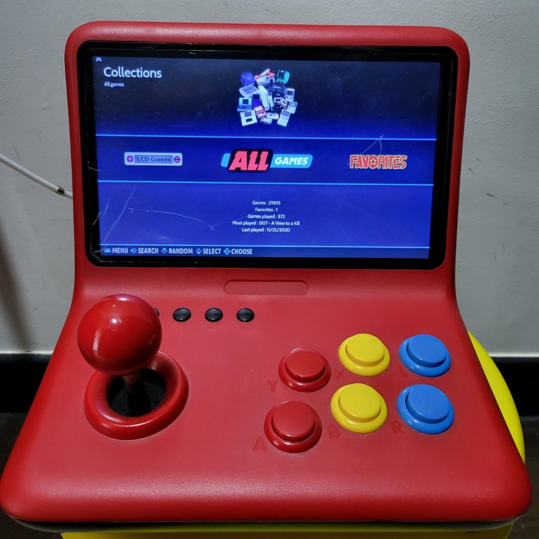 Powkiddy A12 Retro Games Arcade 8.5 inch Screen w/128gb Upgrade to ...