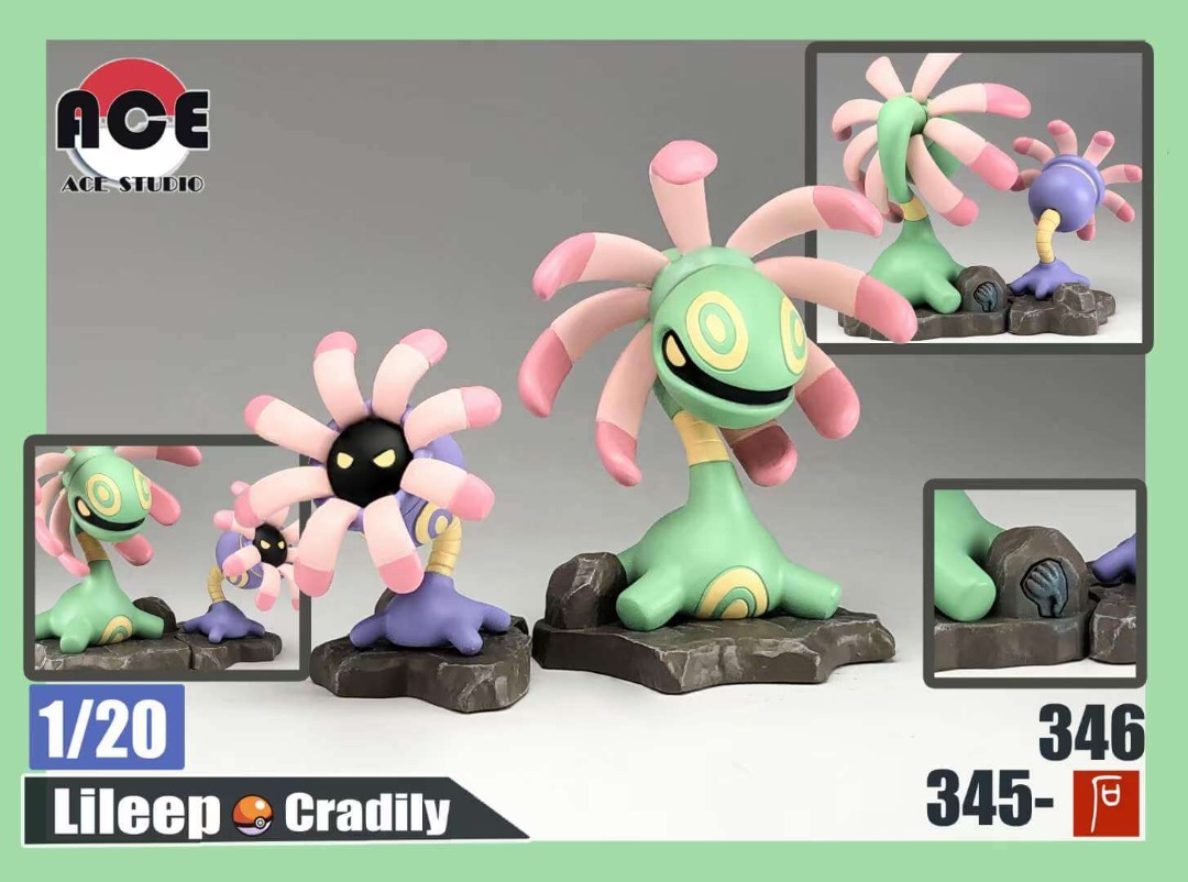 【PRE-ORDER】 Pokedex Studio - Pokemon - Lileep & Cradily, Hobbies & Toys ...