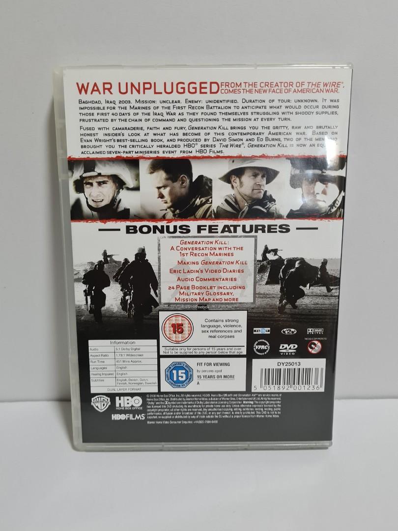 [Pre-Owned] Generation Kill DVD, Hobbies & Toys, Music & Media, CDs ...