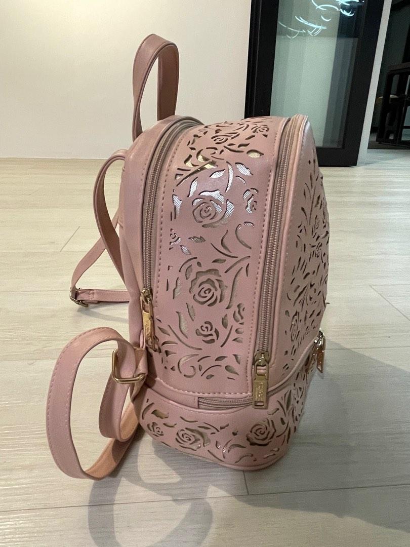 Pretty pink rose Backbag backpack, Women's Fashion, Bags & Wallets ...