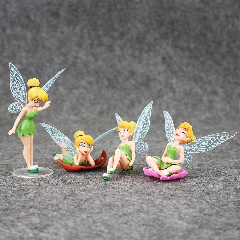Princess Tinkerbell Tinker Bell Beautiful Fairy Elf Flower Elves PVC ...