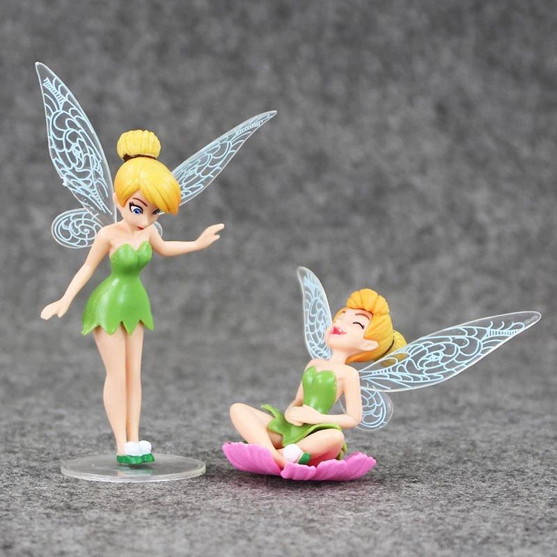 Princess Tinkerbell Tinker Bell Beautiful Fairy Elf Flower Elves PVC ...