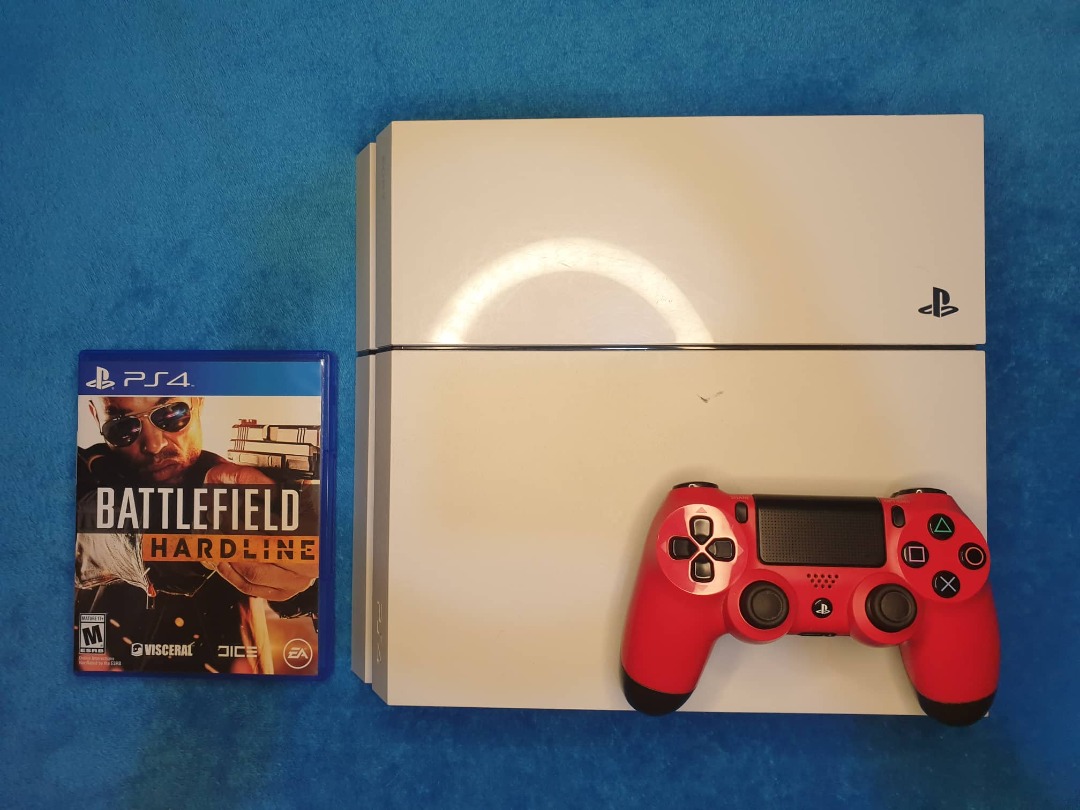 PS4 Phat 500GB - Limited "Glacier White" Edition, Video Gaming, Video ...