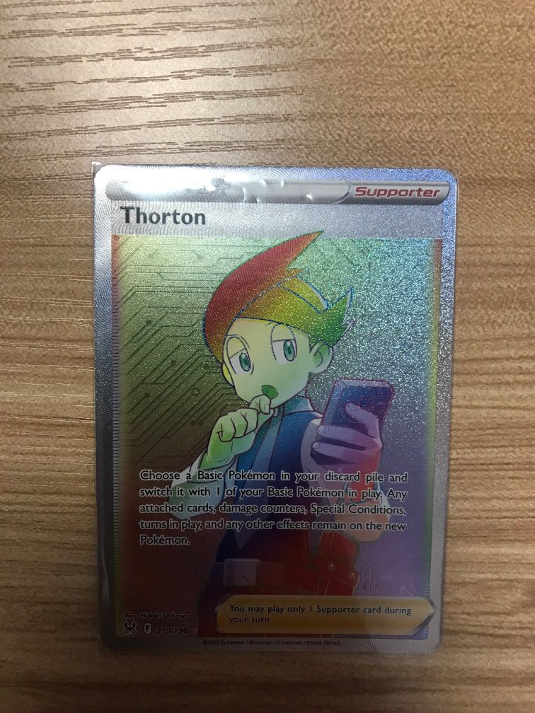 PTCG HR Thorton, 興趣及遊戲, 玩具 & 遊戲類 - Carousell