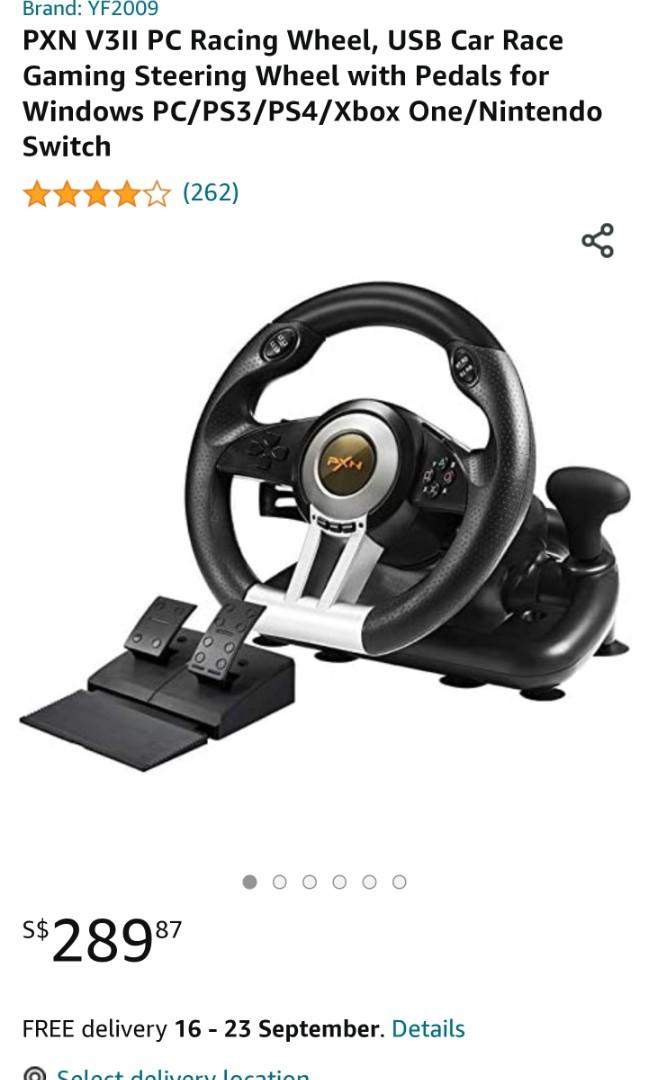 Pxn v3 pro/ v3ii gaming wheel | not logitech / thrustmaster, Video ...