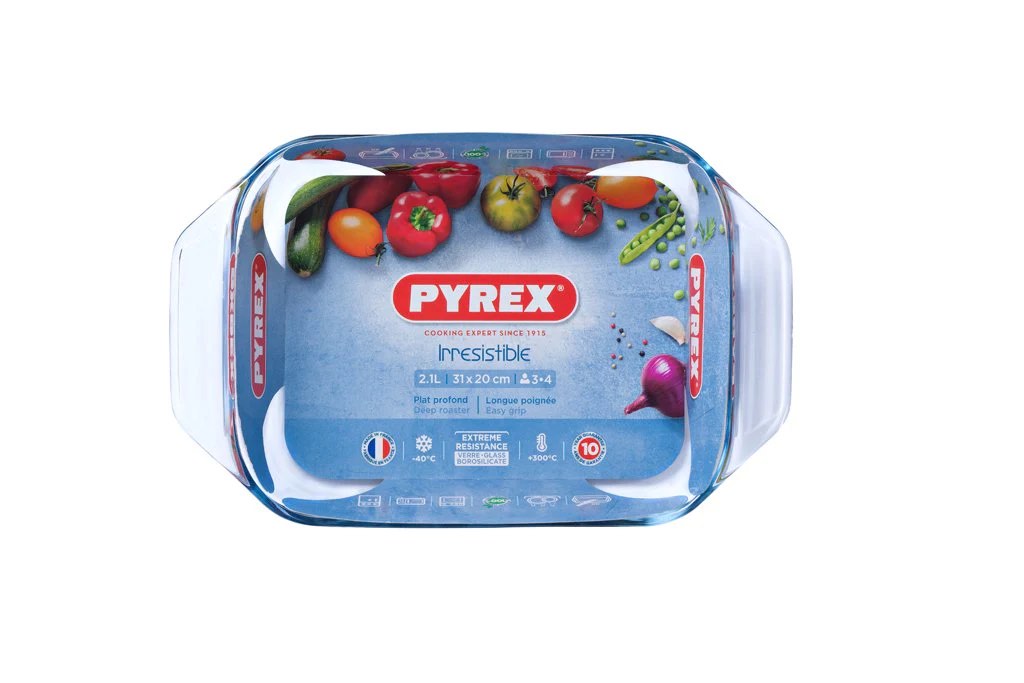 Pyrex irresistible glass roaster, Furniture & Home Living, Kitchenware ...