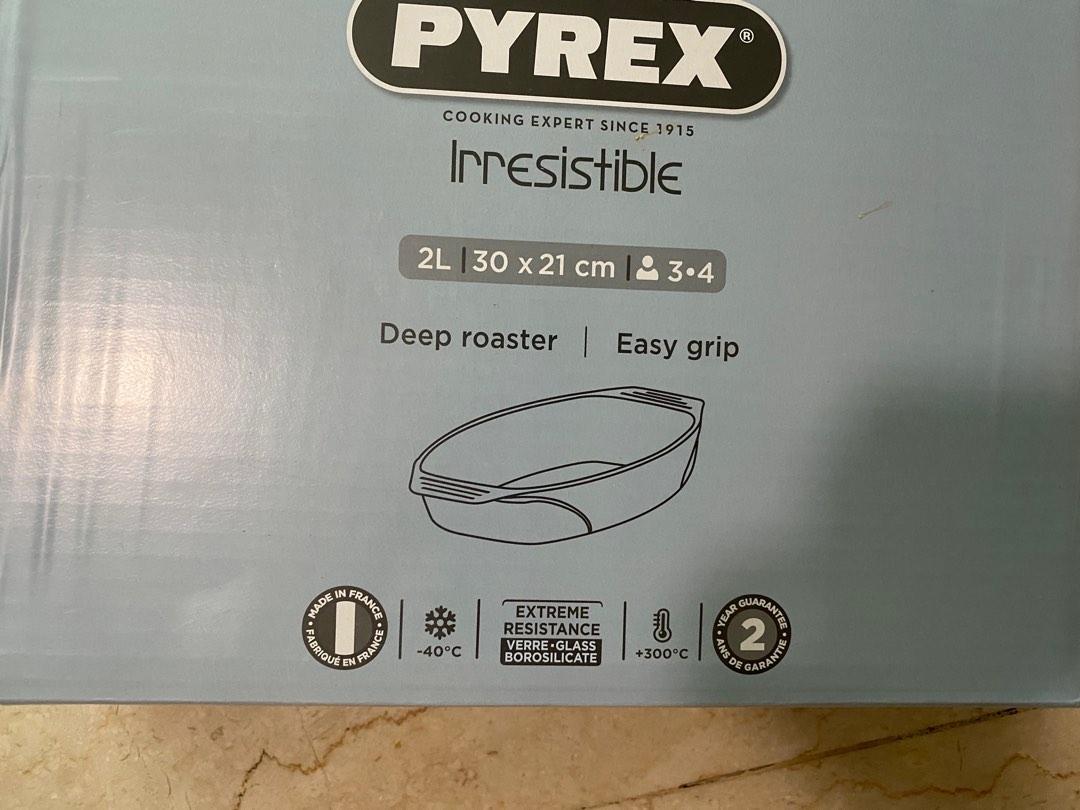 Pyrex irresistible glass roaster, Furniture & Home Living, Kitchenware ...