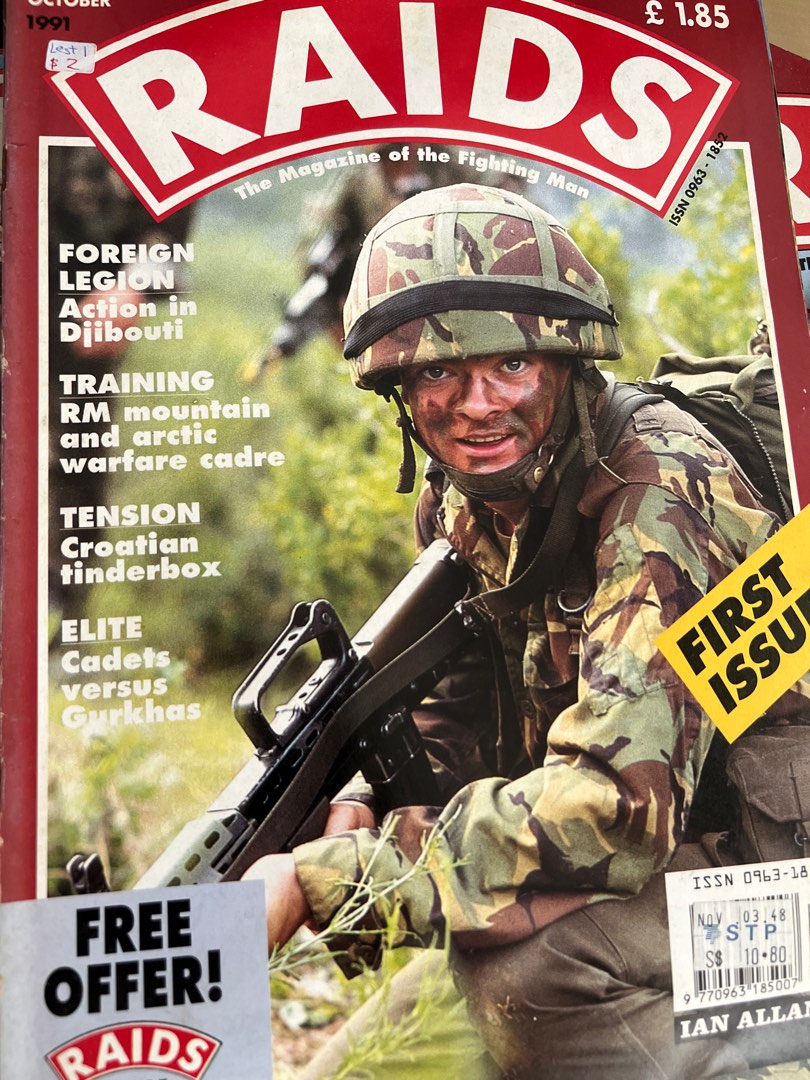 Raids Magazine Lot (military, special forces, army, marines, IDF ...