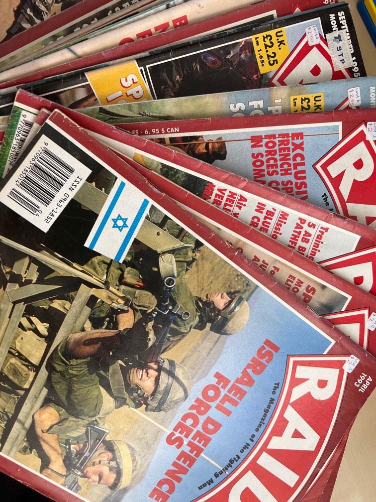 Raids Magazine Lot (military, special forces, army, marines, IDF ...