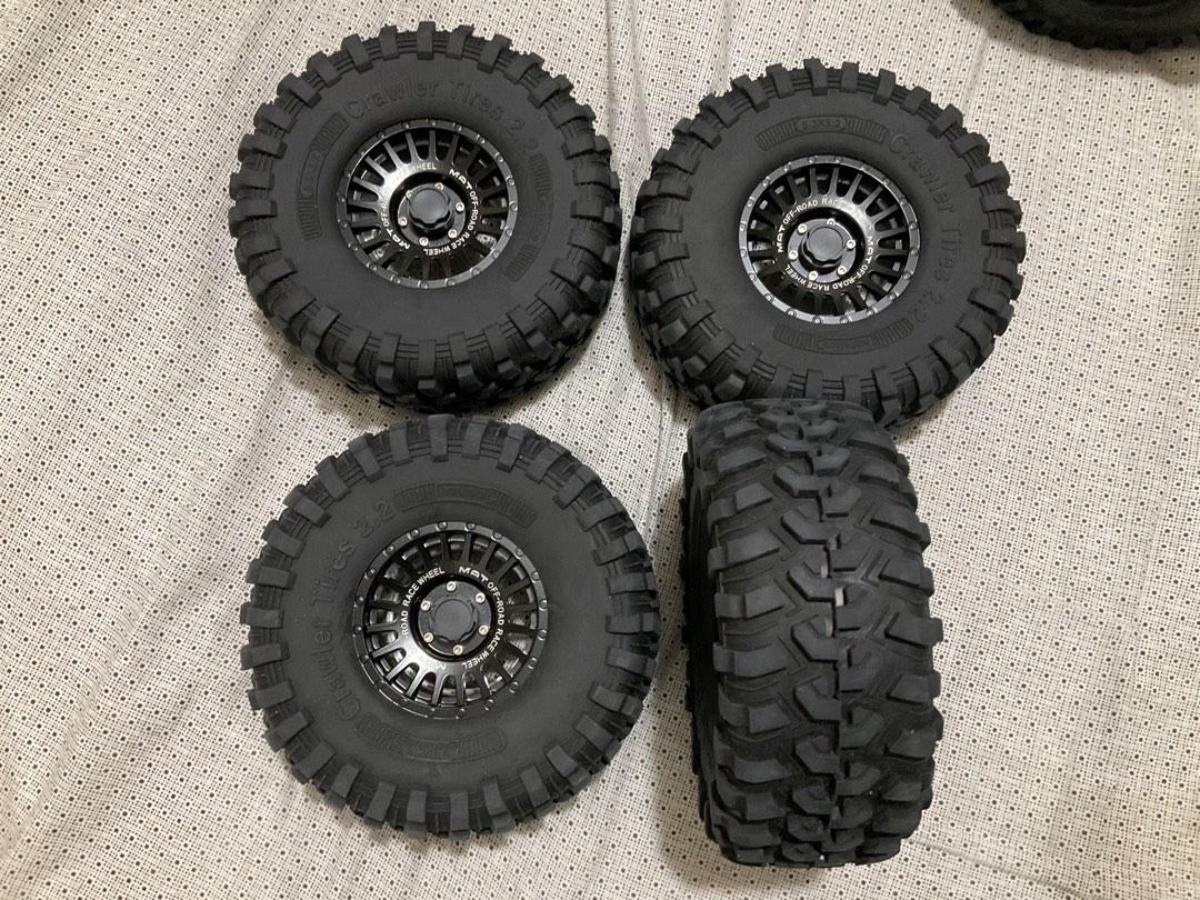 RC Crawler wheel and tires Traxxas Tamiya, Hobbies & Toys, Toys & Games ...