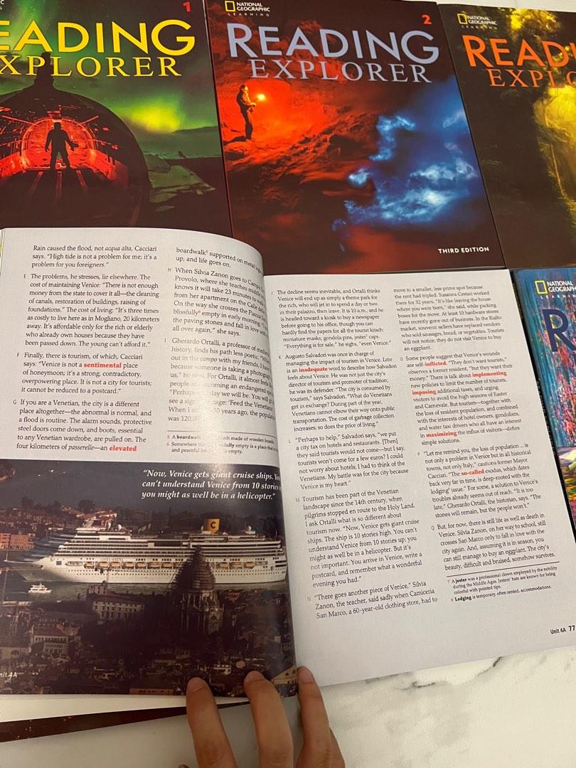 Reading explorer third edition 6 books set, Hobbies & Toys, Books ...