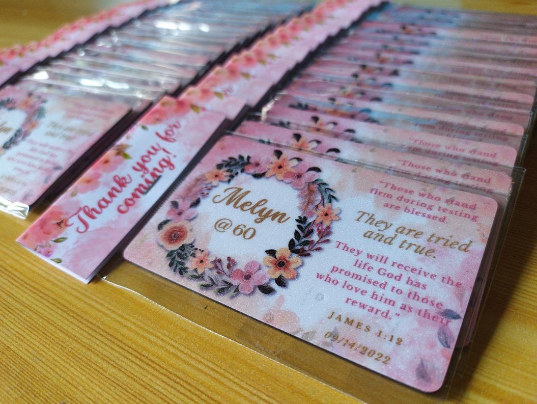 Ref magnet souvenirs for birthday, baptism, christening, wedding, debut ...