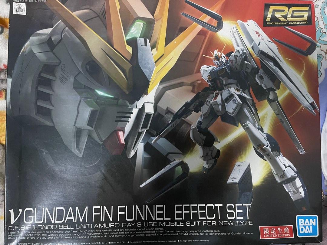 RG Nu Gundam Funnel Effect Set, 興趣及遊戲, 玩具 & 遊戲類 - Carousell