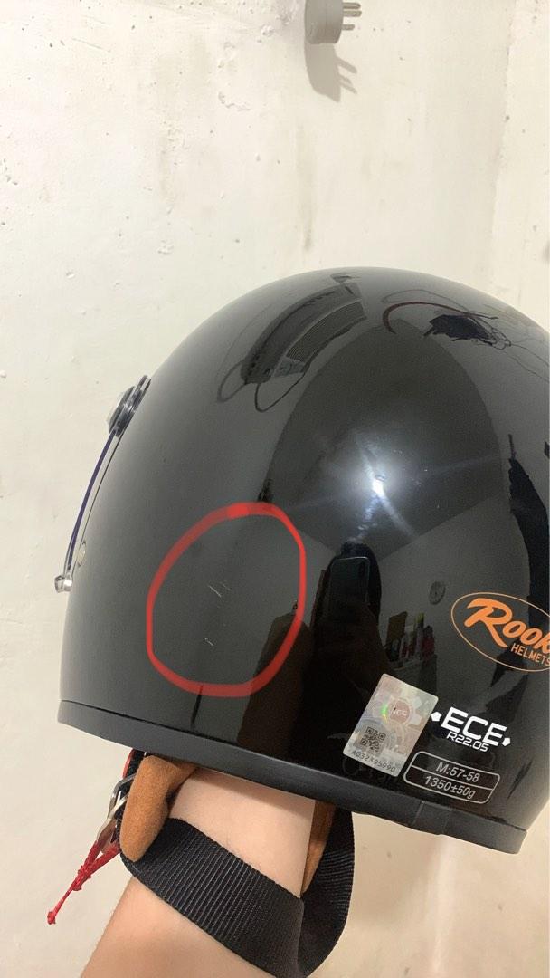 Rook Helmet Classic, Motorbikes, Motorbike Parts & Accessories, Helmets ...