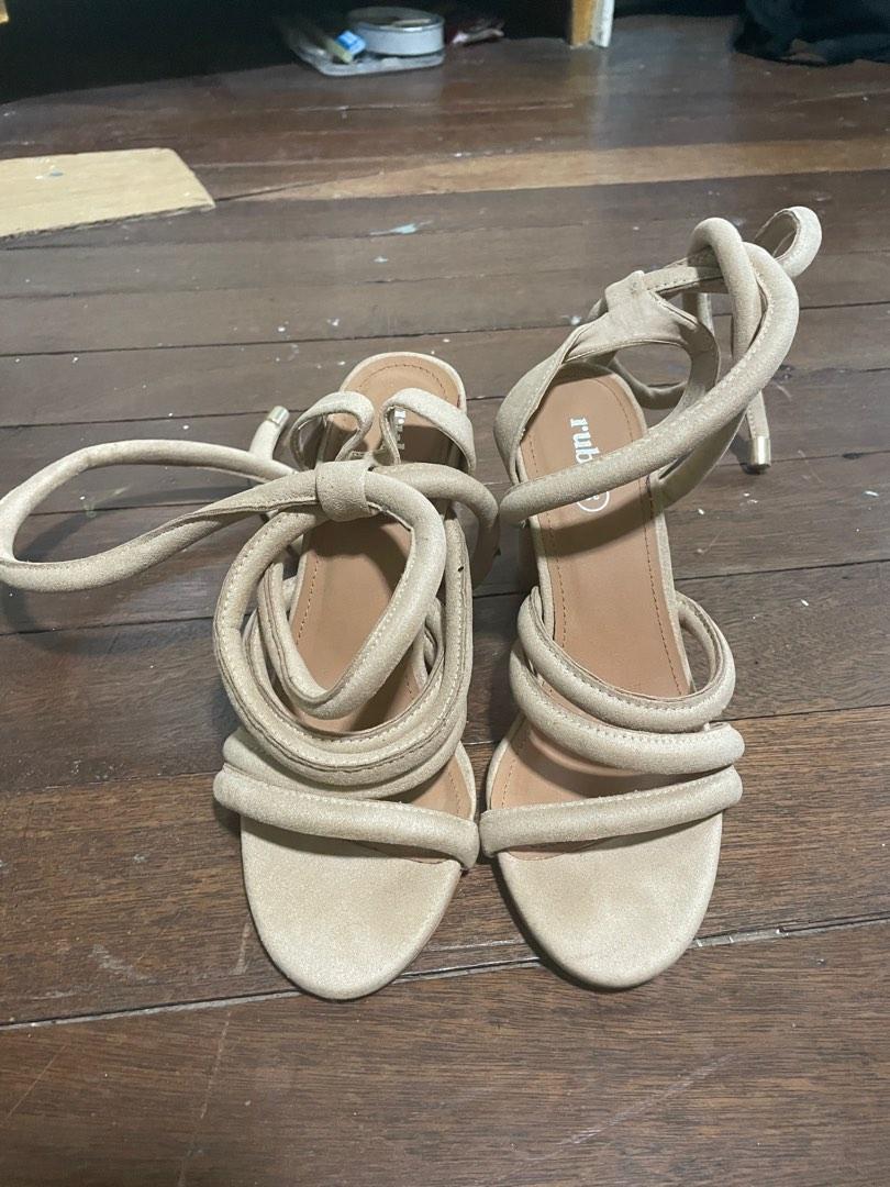 Rubi nude block heels, Women's Fashion, Footwear, Heels on Carousell