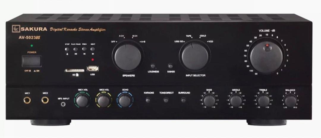 Sakura digital karaoke stereo amplier, Audio, Soundbars, Speakers ...