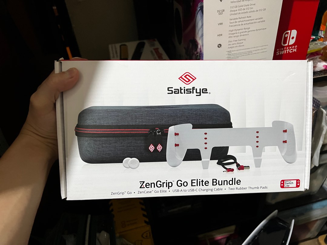 Satisfye ZenGrip Pro Elite Bundle for Nintendo Switch Lite, Video ...