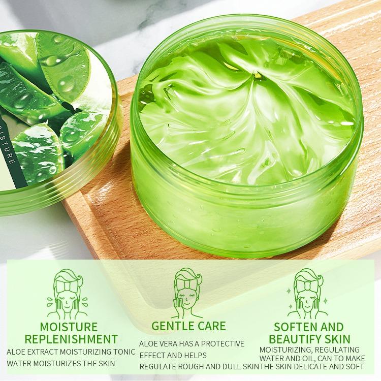 [SG Seller] Sadoer Aloe Vera Shoothing Gel 300G Naturally reduce scar & Infusing Moisture in ...