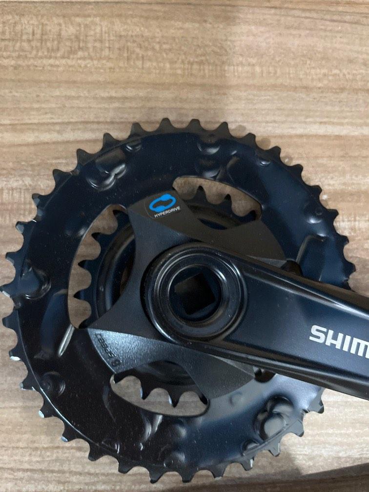 Shimano Altus Crank Set Front Chainwheel, Sports Equipment, Bicycles ...