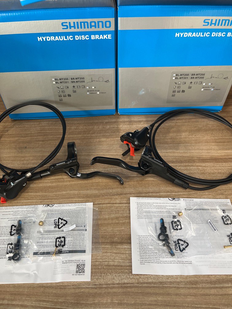 Shimano MT200 Hydraulic Disc Brakes, Sports Equipment, Bicycles & Parts ...