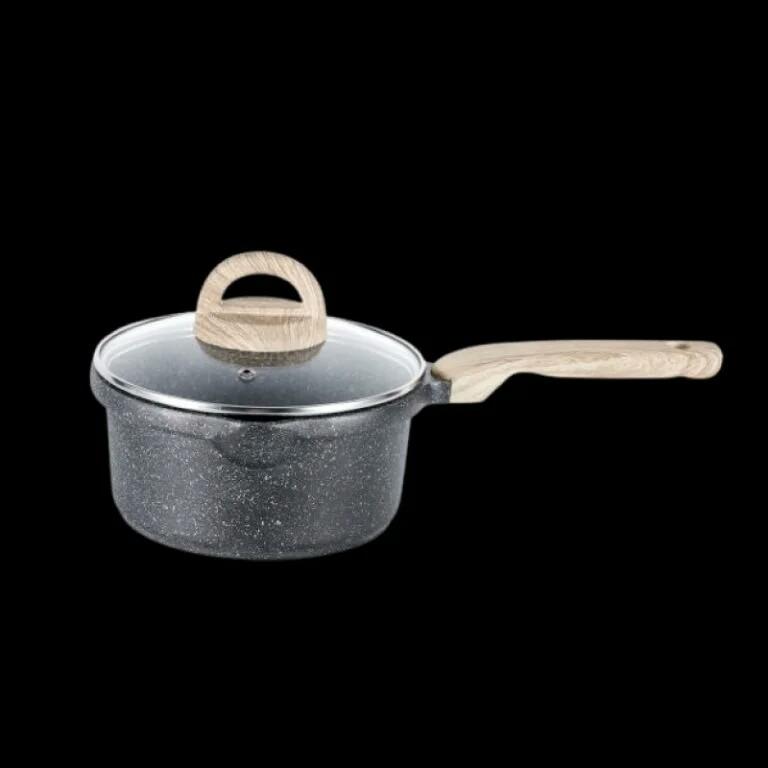 Shogun Granite Cookware Plus 18 x 9cm Nonstick Sauce Pan with Induction ...