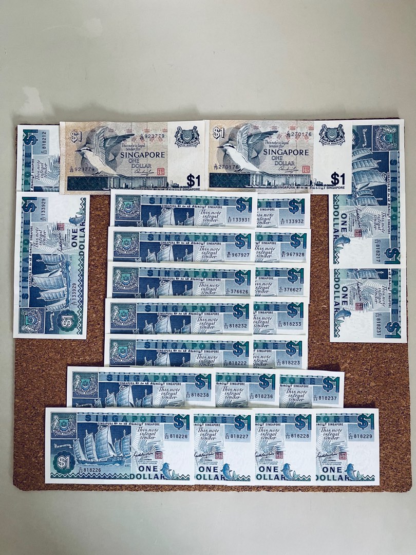 SG$1 old notes, Hobbies & Toys, Memorabilia & Collectibles, Currency on ...