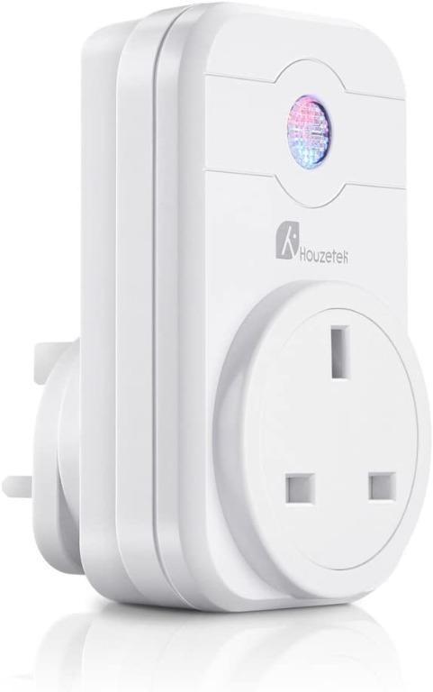 Smart WiFi Sockets Plug, Houzetek WiFi Plug Work with Amazon Aleax ...