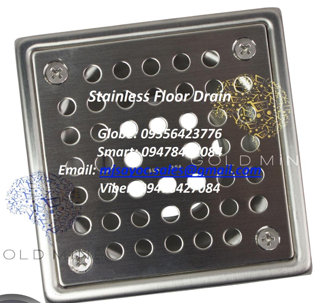 Stainless Floor Drain (4x4 - 5x5 - 6x6), Commercial & Industrial ...