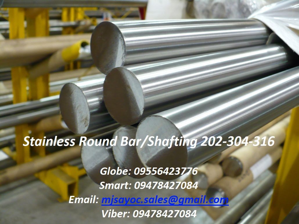Stainless Round Bar/Shafting 202-304-316 (We offer cut sizes ...