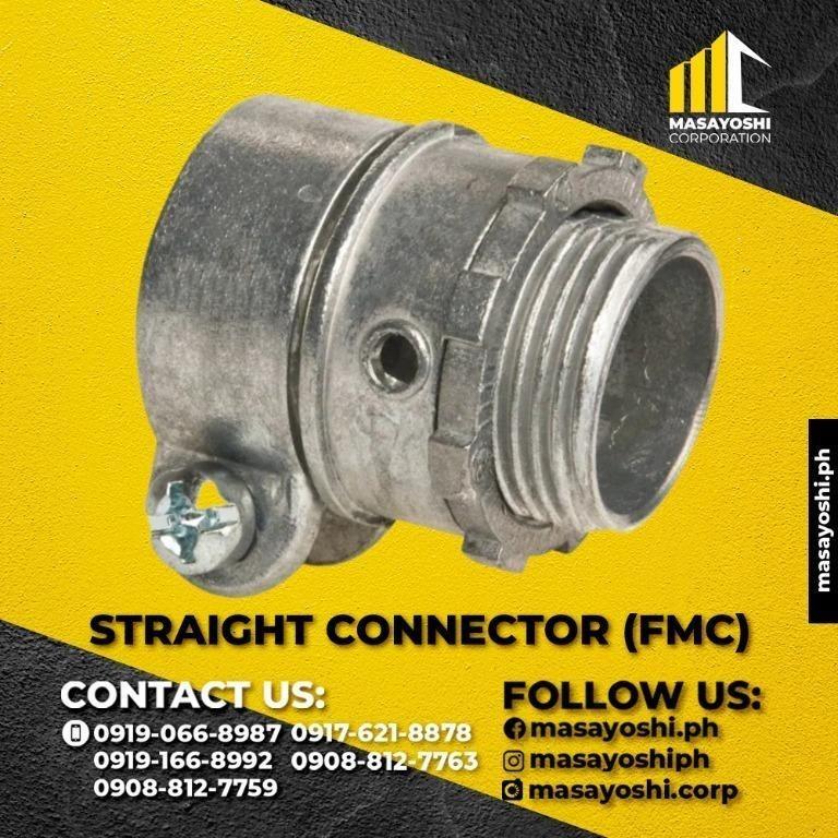 Straight Connector Flexible metal conduit / FMC / Electrical ...