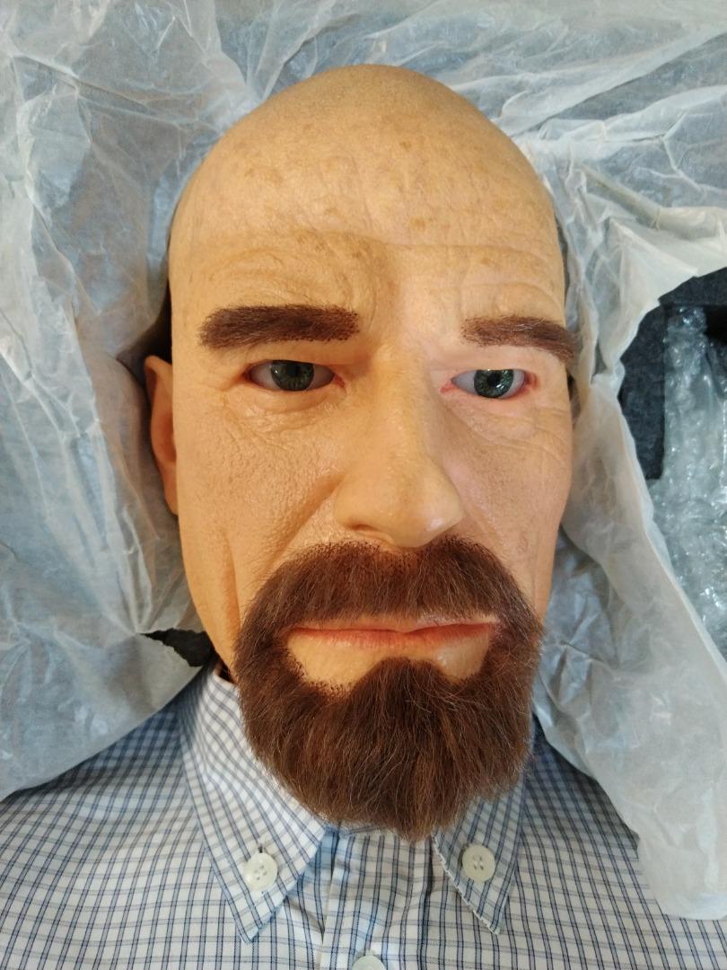 Supacraft Breaking Bad Walter White Life Size Bust 1:1 Scale Statue ...