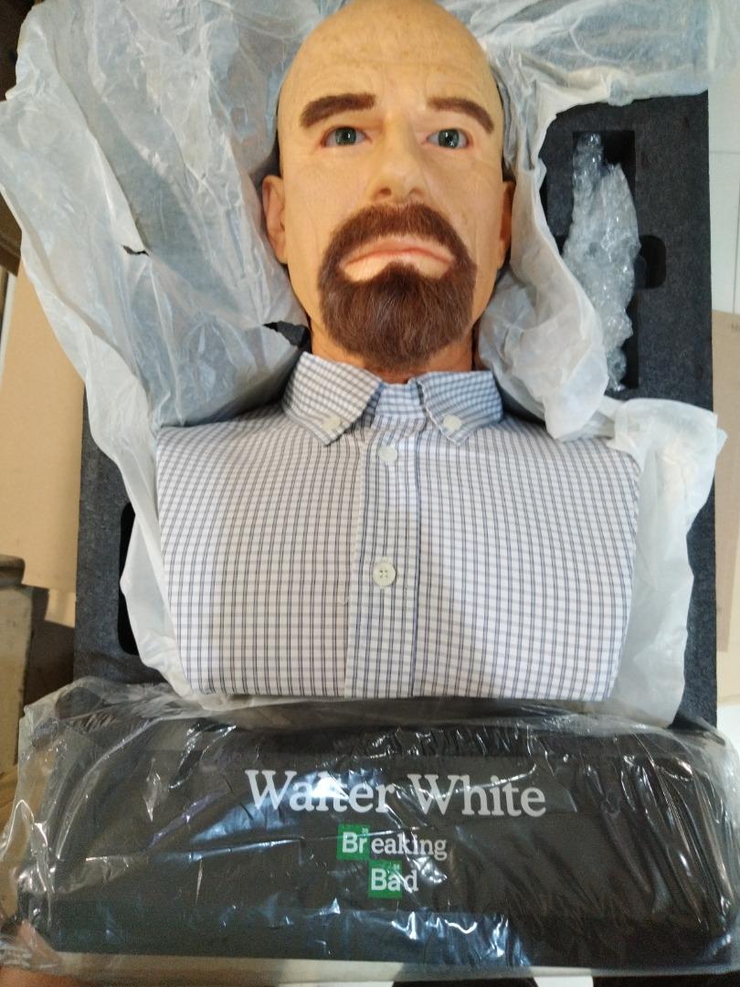 Supacraft Breaking Bad Walter White Life Size Bust 1:1 Scale Statue ...