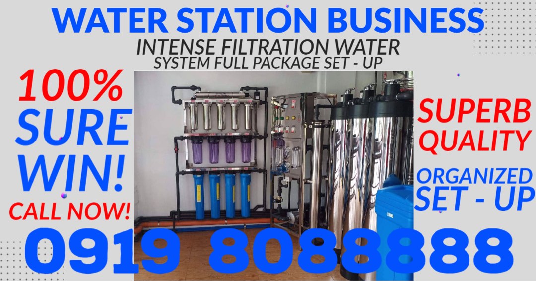 SUPPER HEAVY DUTY WATER STATION SYSTEM FULL PACKAGE, Commercial ...