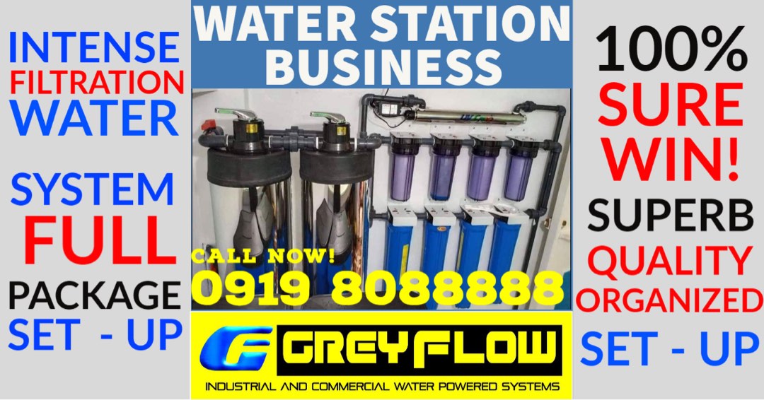 SUPPER HEAVY DUTY WATER STATION SYSTEM FULL PACKAGE, Commercial ...
