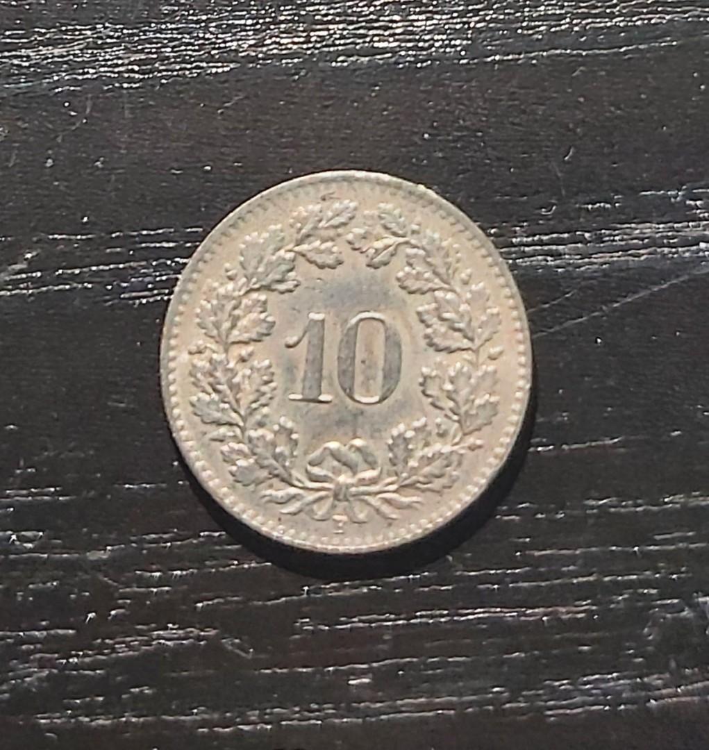 Swiss ten cents Year 1964, Hobbies & Toys, Memorabilia & Collectibles ...