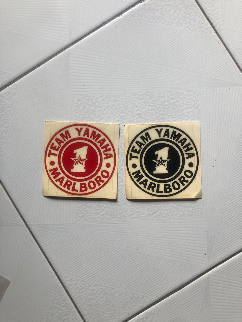TEAM YAMAHA VINTAGE STICKER PERMOTORAN 80an 90an, Hobbies & Toys ...