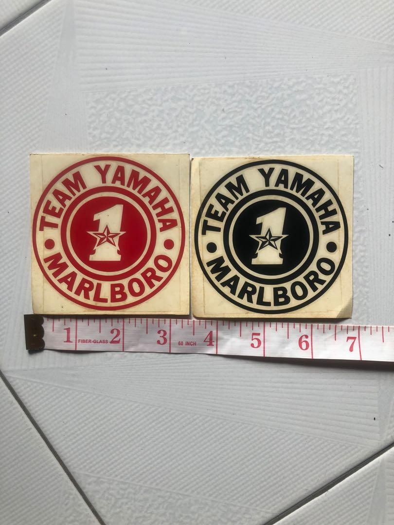 TEAM YAMAHA VINTAGE STICKER PERMOTORAN 80an 90an, Hobbies & Toys ...